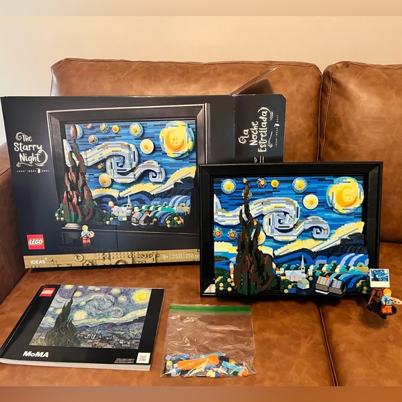 Lego | Art | Lego Vincent Van Gogh Starry Nightnwb2333ct Hard To ...